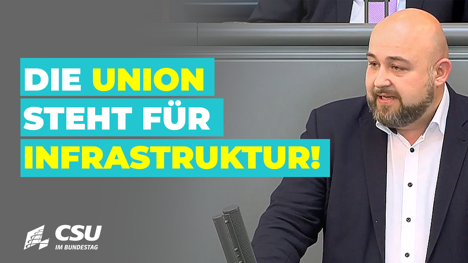 Jonas Geißler: Die Union steht für Infrastruktur! | CSU-Landesgruppe