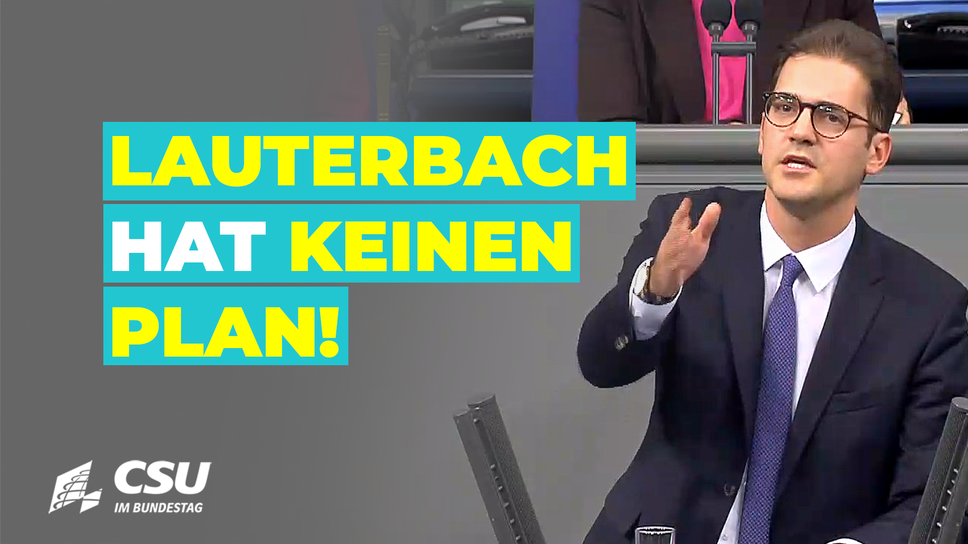 Stephan Pilsinger: Lauterbach hat keinen Plan! | CSU-Landesgruppe